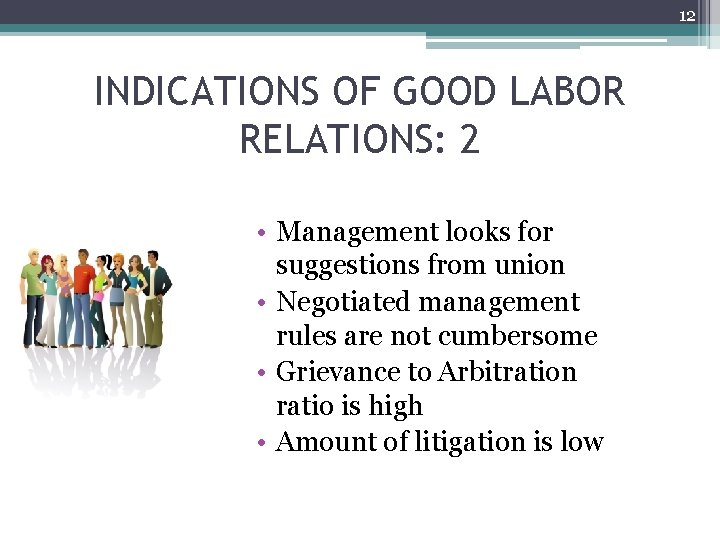 1 LABOR MANAGEMENT RELATIONS Human Resource Management College