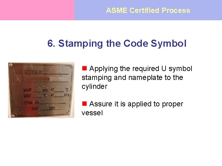 ASME Certified Yankee Dryer King Hardware May 3