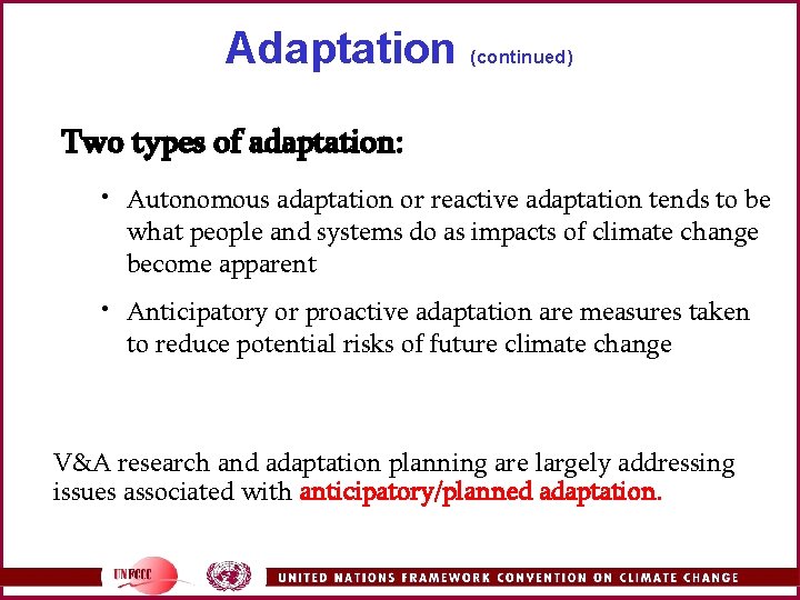 Overview of Frameworks for Vulnerability and Adaptation Assessments