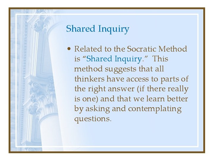 Socratic Seminar Socrates June 4 ca 470 BC