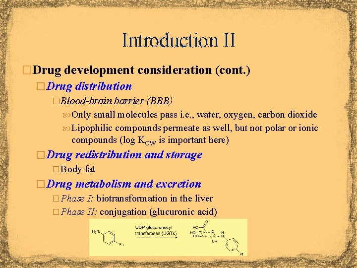 Lecture 10 a Drugs design Introduction I Drug