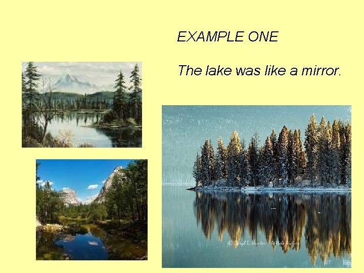 Imagery Questions Use the just as so too