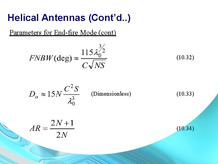 Chapter 3 Antenna Types Part 1 3 2