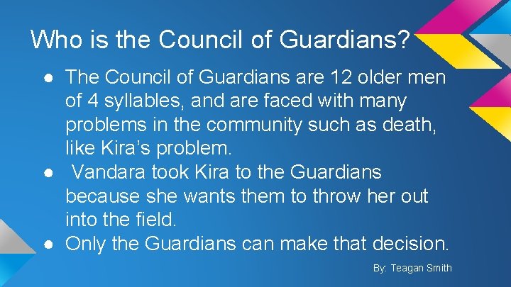 Chapter 5 By Teagan Smith Emma Ziser TJ