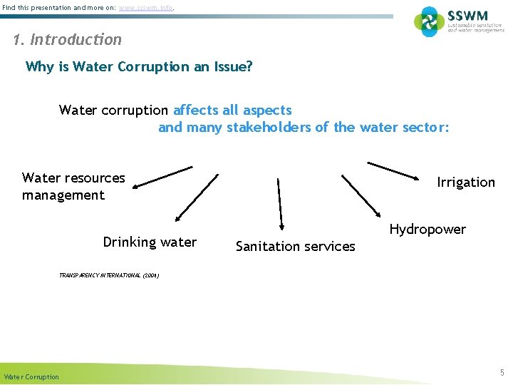 Water Corruption Stefanie Kaiser seecon international gmbh Water
