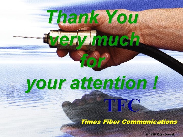 Welcome on our board TFC Times Fiber Communications