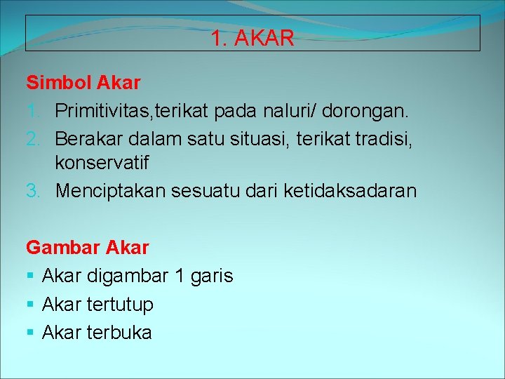 PERTEMUAN 3 MENGENAL INTERPRETASI BAUM Oleh Sulis Mariyanti