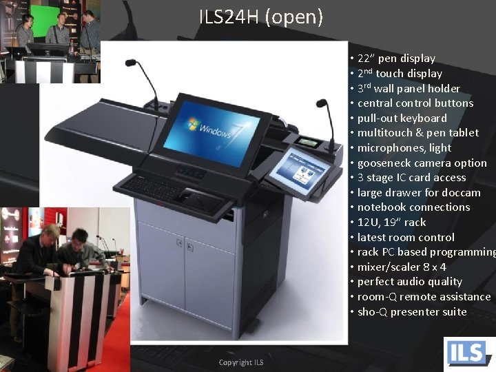 Intelligent Lectern Systems Its product portfolio ILS PRESENTING