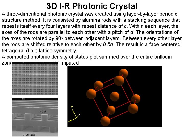 Photonic Crystals Seminar Photonic Crystals photon The quantum