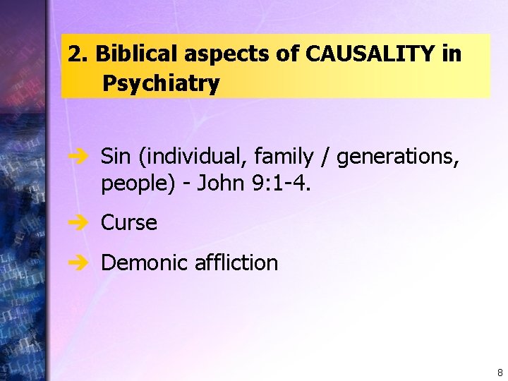 Biblical themes in psychiatric practice Implications for psychopathology