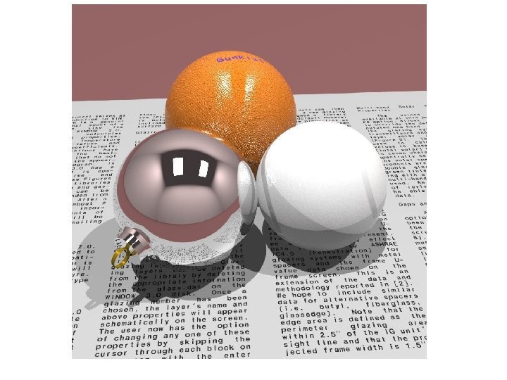 Today Ray Tracing Image by Turner Whitted Ray