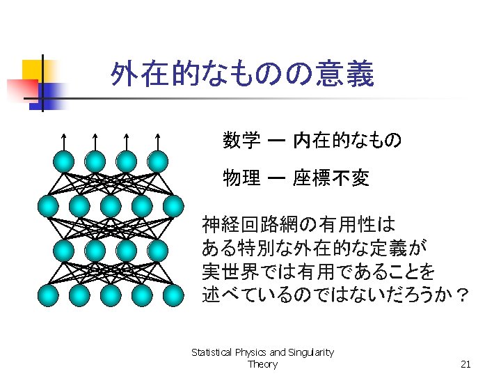 Statistical Physics and Singularity Theory 1 2 pxDn