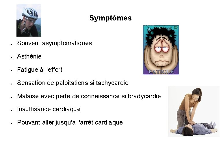 Pathologie Cardiaque Les principales Les principales pathologies Troubles