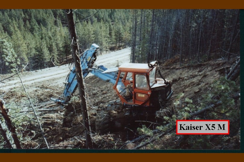 Stabilizing Slides Using a Spider Excavator Eric L