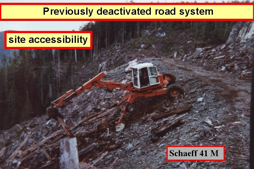Stabilizing Slides Using a Spider Excavator Eric L