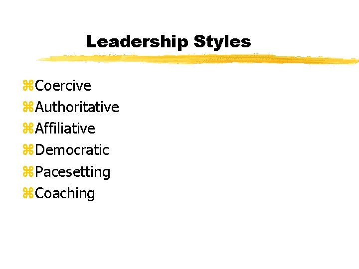 How Leaders Lead and Effect Change Presented by