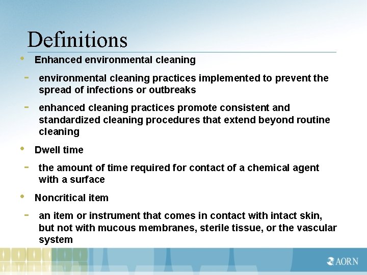 Environmental Cleaning Tool Kit Special Cleaning Procedures and
