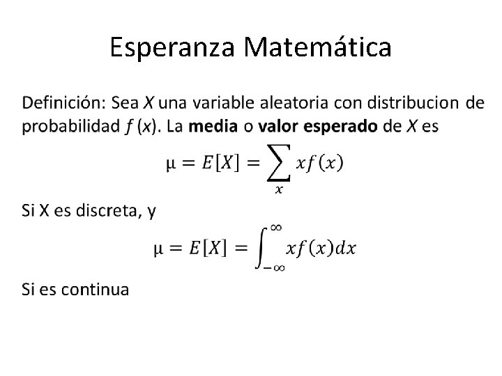 Esperanza Matemtica Ing Ral Alvarez Guale MPC Esperanza