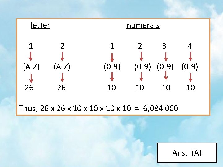 Questions Counting 1 A number is randomly chosen