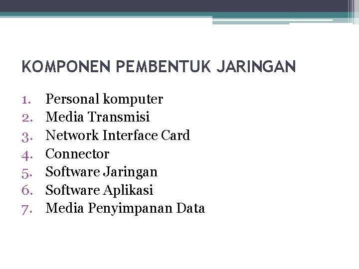 JARINGAN KOMPUTER DAN PRODUK PERANGKAT KERAS INTERNET JARINGAN