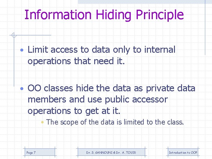 Chapter 5 Classes and Objects in Depth Information