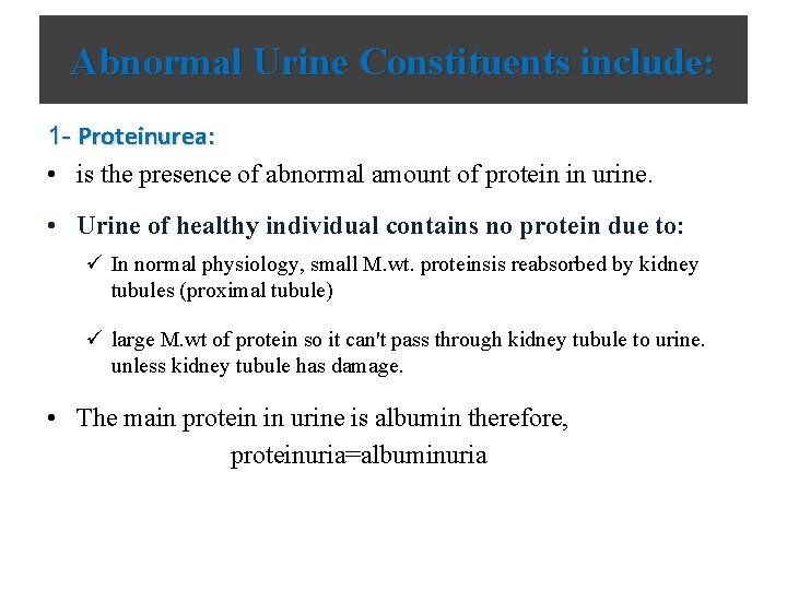 Lab 9 Routine Urine Analysis Identification of pathological