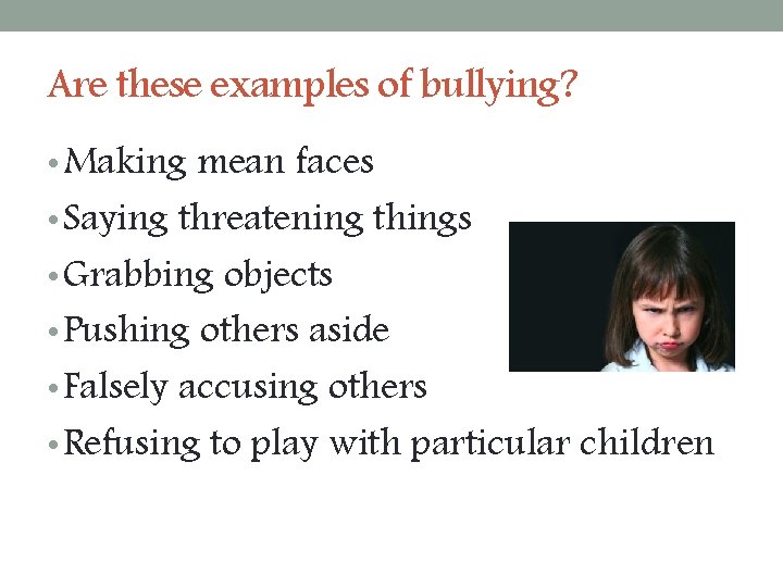 BE SWEET PREVENTING BULLYING IN AN INCLUSIVE PRESCHOOL