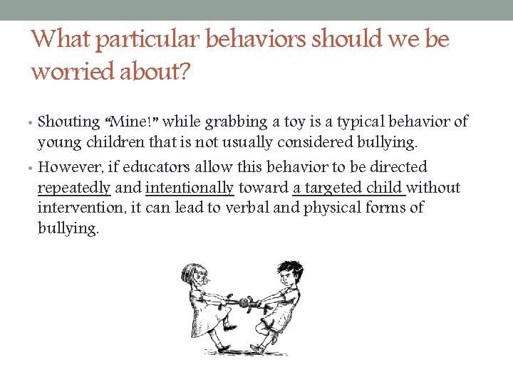 BE SWEET PREVENTING BULLYING IN AN INCLUSIVE PRESCHOOL