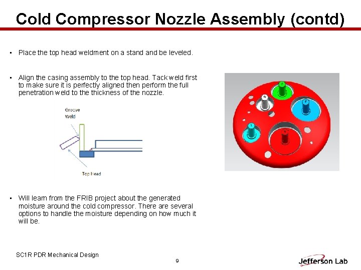 SC 1 R Cold Box PDR Mechanical Design