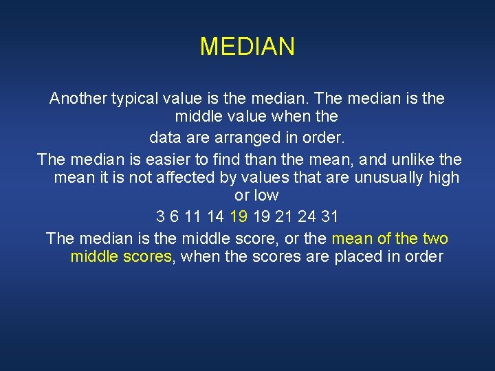 BUSINESS MATHEMATICS STATISTICS LECTURE 24 Statistical Representation ...