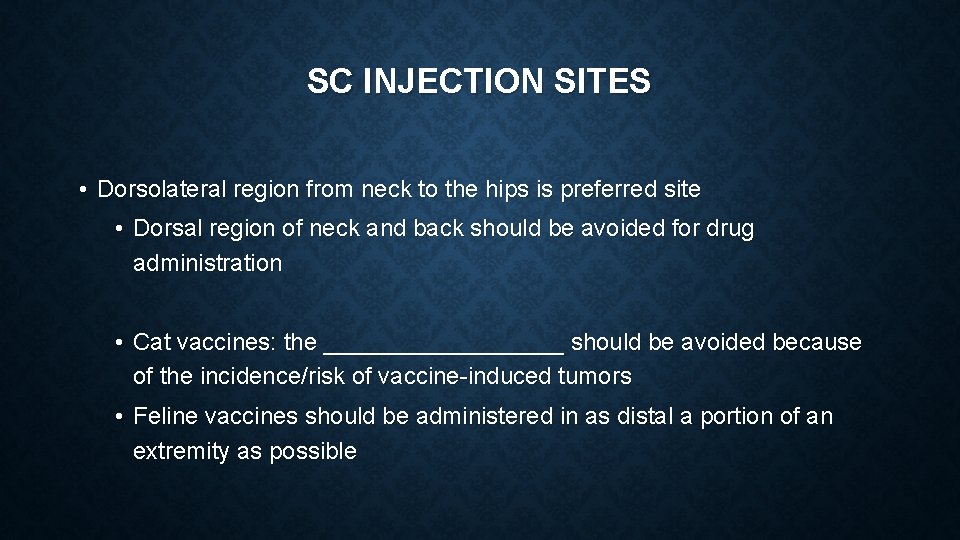 PARENTERAL ADMINISTRATION OF DRUGS ROUTES OF ADMINISTRATION Oral