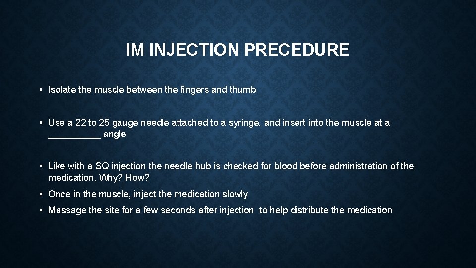 PARENTERAL ADMINISTRATION OF DRUGS ROUTES OF ADMINISTRATION Oral