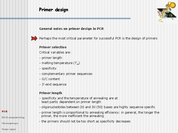 The new biology lab Laboratory Tools and Techniques