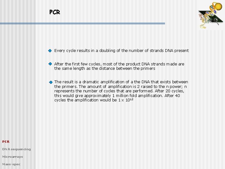 The new biology lab Laboratory Tools and Techniques