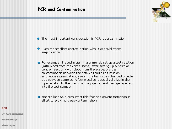 The new biology lab Laboratory Tools and Techniques