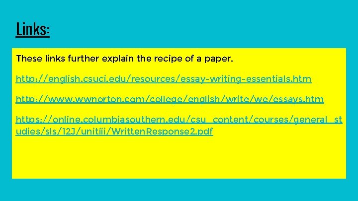 How To Write a Paper Recipe Style By