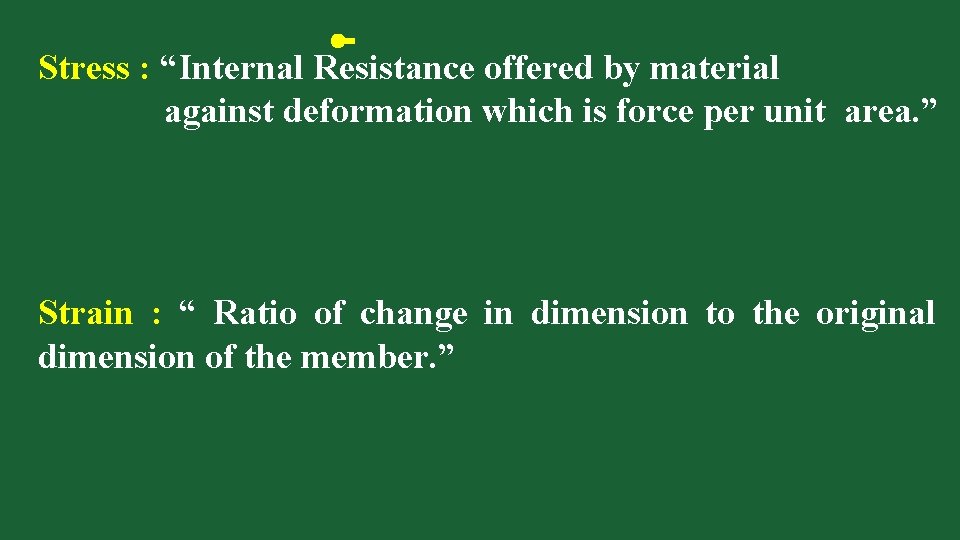 STRENGTH OF MATERIALS SIMPLE STRESSES STRAINS PART1 Stress
