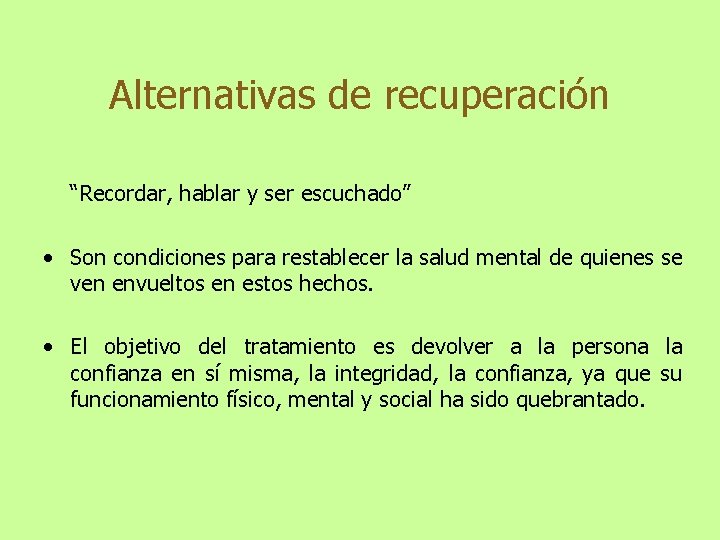 Trauma y Recuperacin Psiquica UNA VISIN DEL TRAUMA
