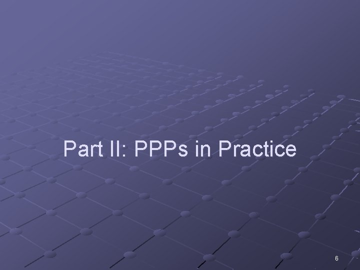 Public Private Partnerships What are They Theory and