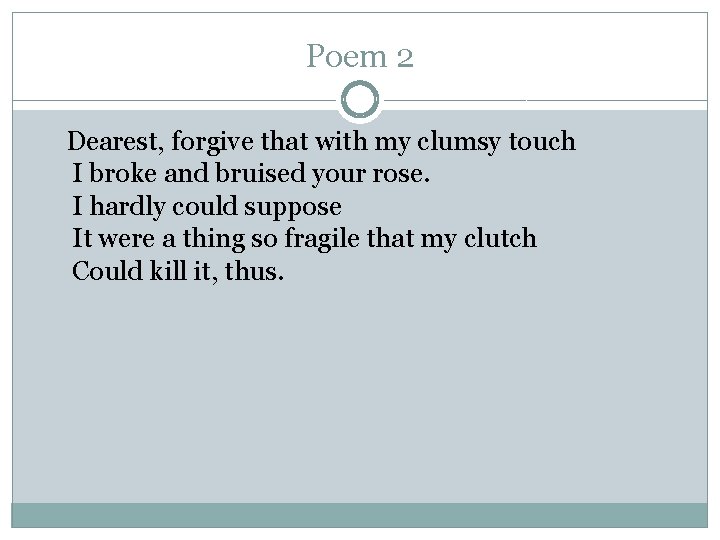 Tone and Mood in Poetry ITS WHAT YOU