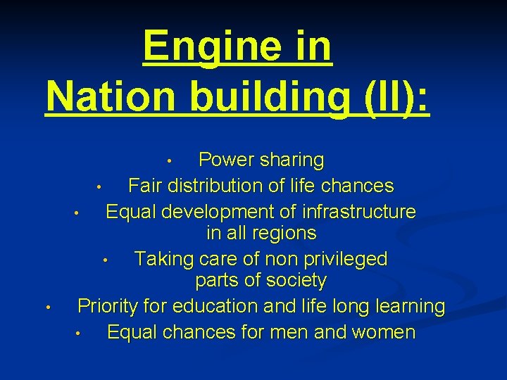 The Parliament the Heart of Democracy and engine