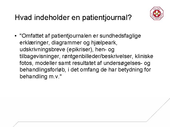 Journaliseringdokumentation af fysioterapi Danske Fysioterapeuter ...