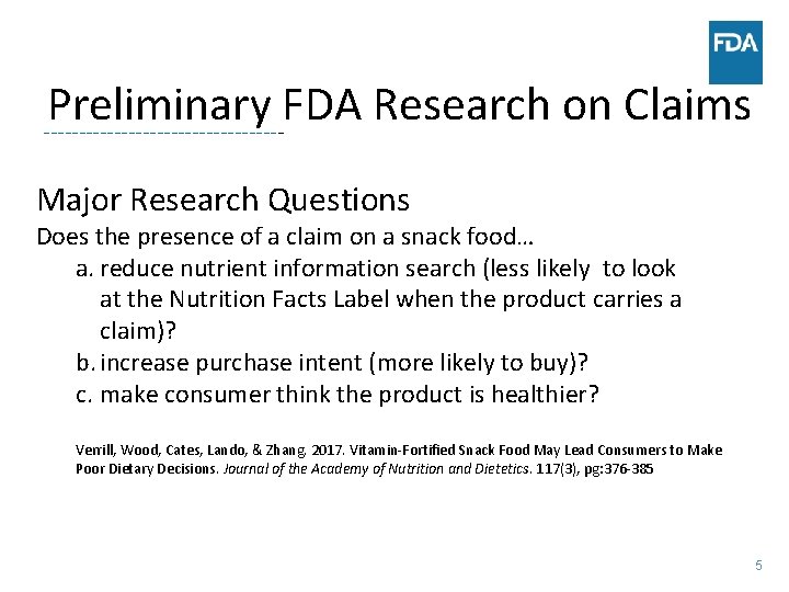 Food Label Claims and Their Impact on Consumers