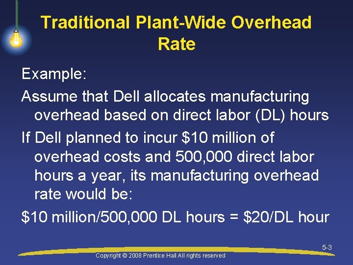 ActivityBased Costing and Other Cost Management Tools Chapter