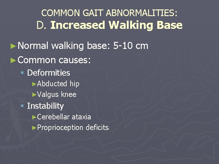 UNDERSTANDING NORMAL PATHOLOGICAL GAIT Mahmoud Sarmini M D