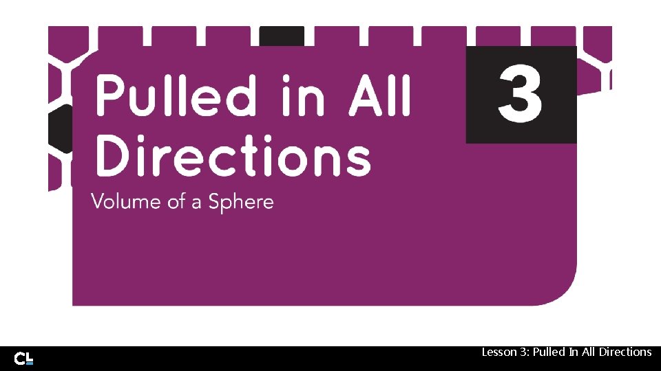 Lesson 3 Pulled In All Directions Lesson 3