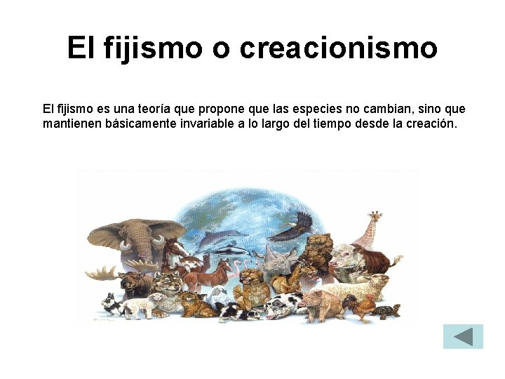 El origen de la vida Las primeras teoras