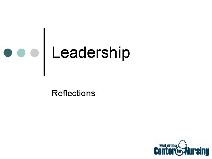 Leadership Reflections Lead vs Control LEADING PEOPLE IS