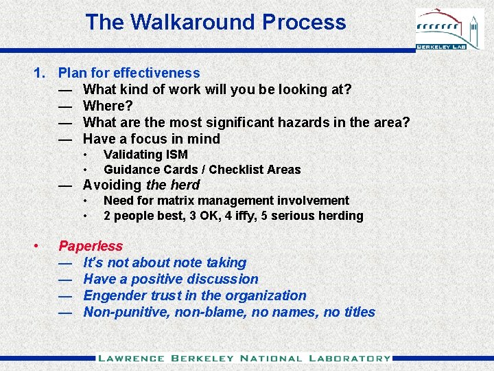 EHS 27 Performing an Effective Safety Walkaround Engineering