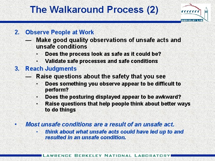 EHS 27 Performing an Effective Safety Walkaround Engineering